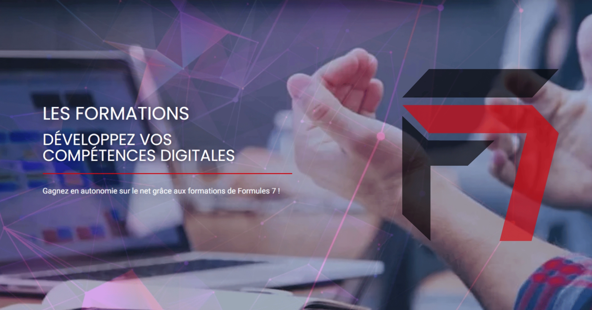 Formations Digitales - Création Site Web, SEO, Réseaux Sociaux - Formules 7